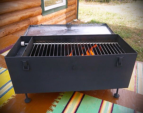 How to: Make a DIY Portable Grill from a Recycled Toolbox - ManMadeDIY