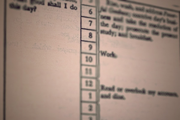 Be a Good Man: Live Your Day According to Benjamin Franklin’s Schedule ...