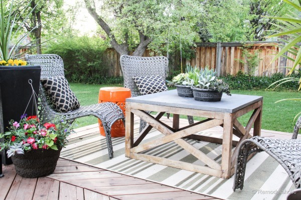 Make This: DIY Outdoor Coffee Table - ManMadeDIY