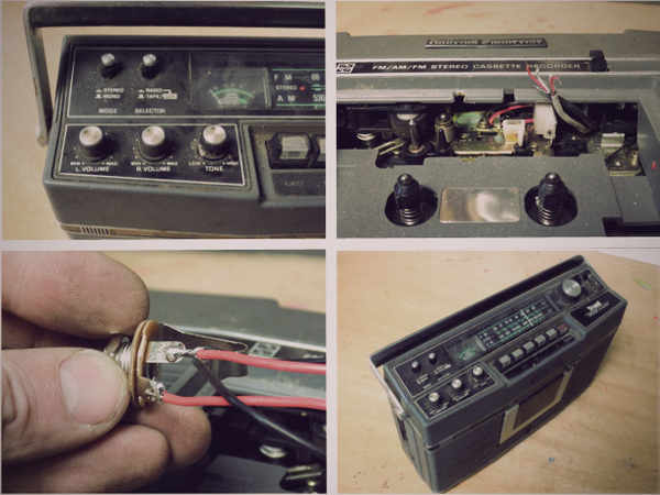 How to: Turn a Cassette Boombox into a Guitar Amp - ManMadeDIY
